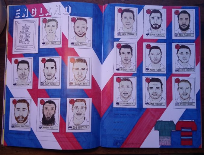 Homemade sticker album | King Cricket